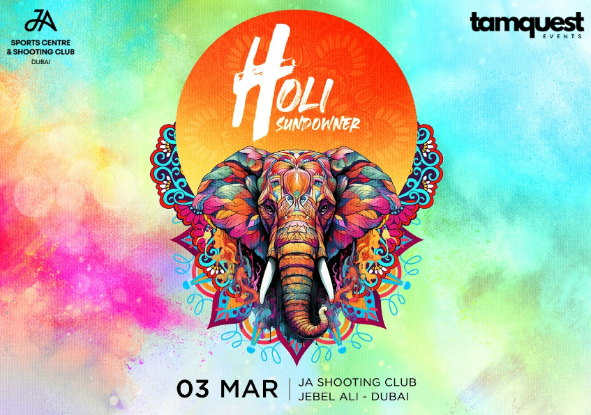 Holi Sundowner - Festival of Colors in Dubai - Dubai Bliss